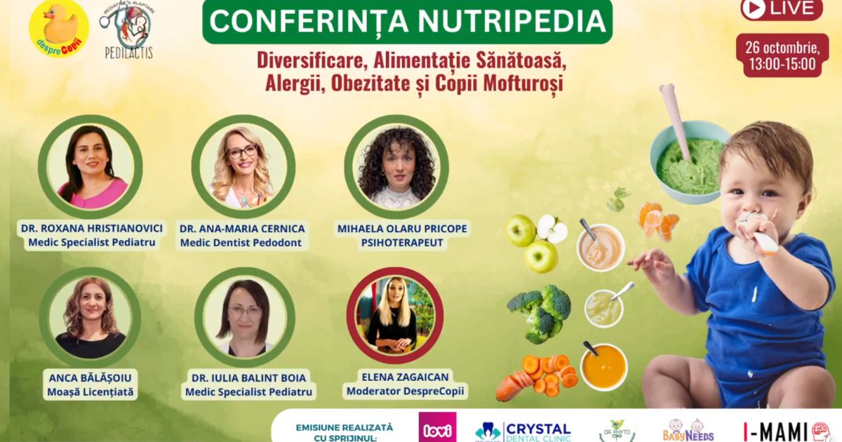 Conferinta Nutripedia 2023 - Speakeri de top si o multime de sfaturi si recomandari pentru ...