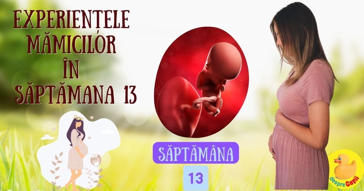 Saptamana 13 de sarcina - experientele altor mamici - jurnal de sarcina | Desprecopii.com